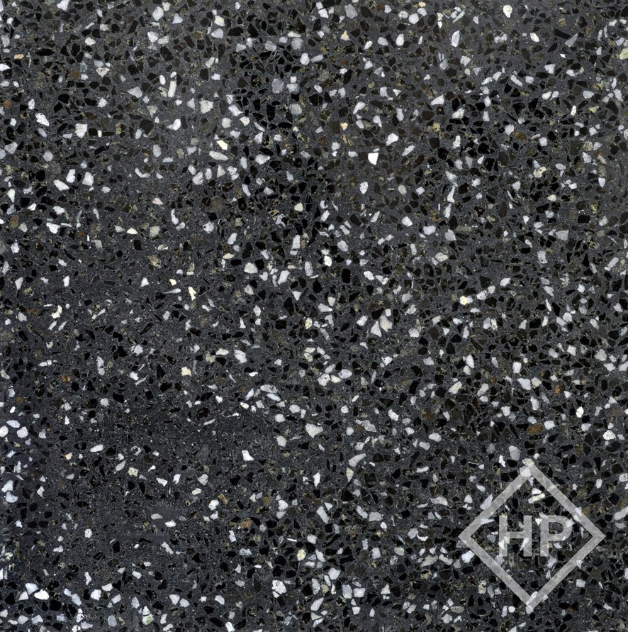 GRANITO NEGRO CON P/BLANCA | Mosaicos Hugo Paez